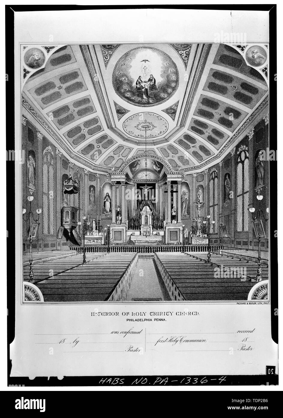 Church of the holy trinity philadelphia Black and White Stock Photos ...