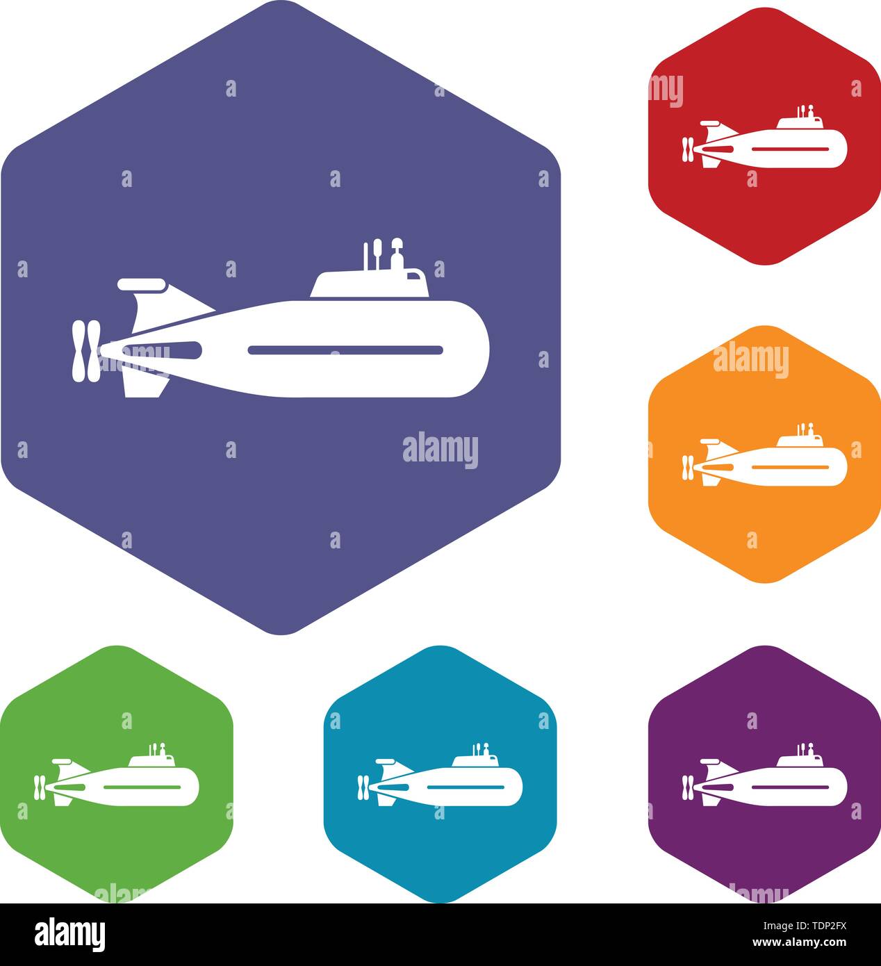 Fast submarine icon, simple style Stock Vector Image & Art - Alamy