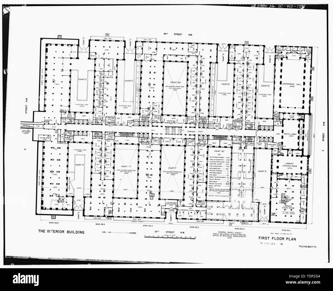 Photocopy of measured drawing (from National Record Center, Suitland ...