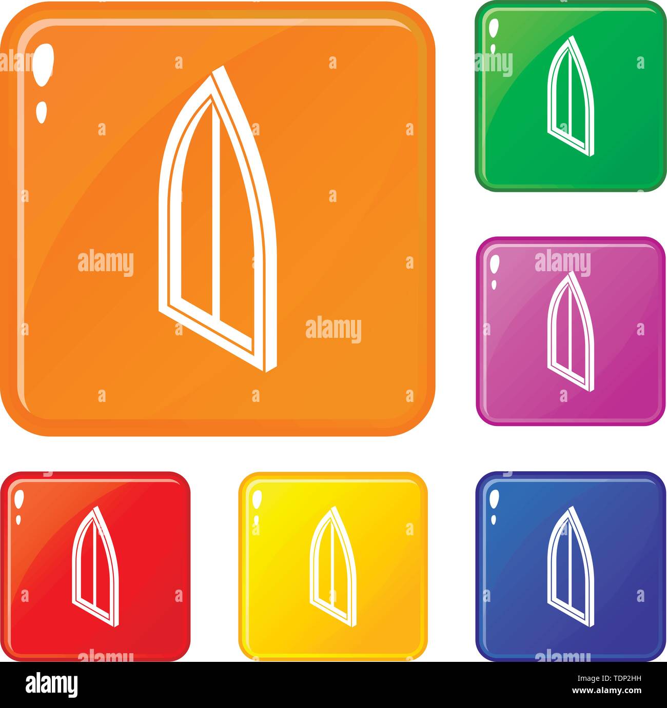 Architectural glass corner detail Stock Vector Images - Alamy