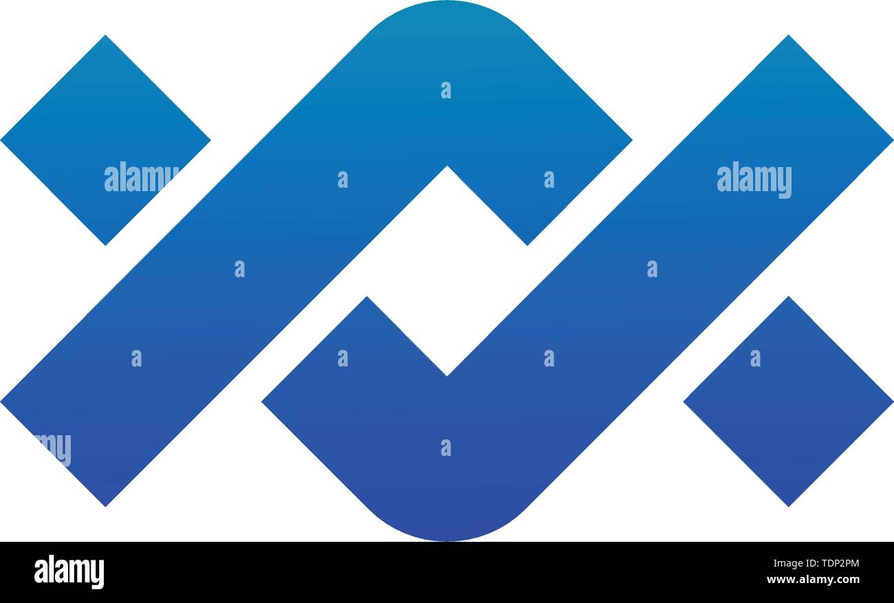 Chain bond tread company infinity concept elements partnership icon ...