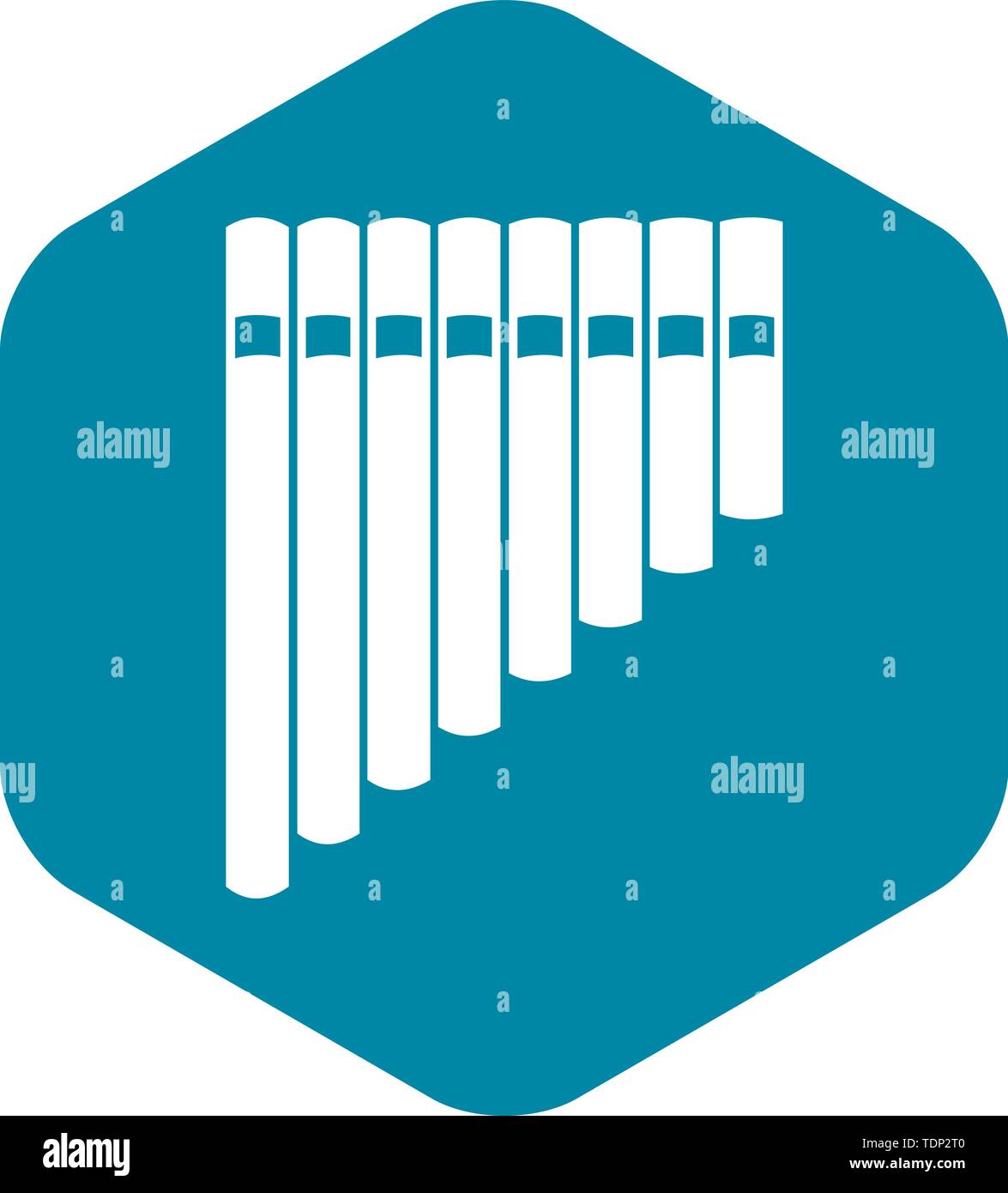Pan flute icon, simple style Stock Vector Image & Art - Alamy