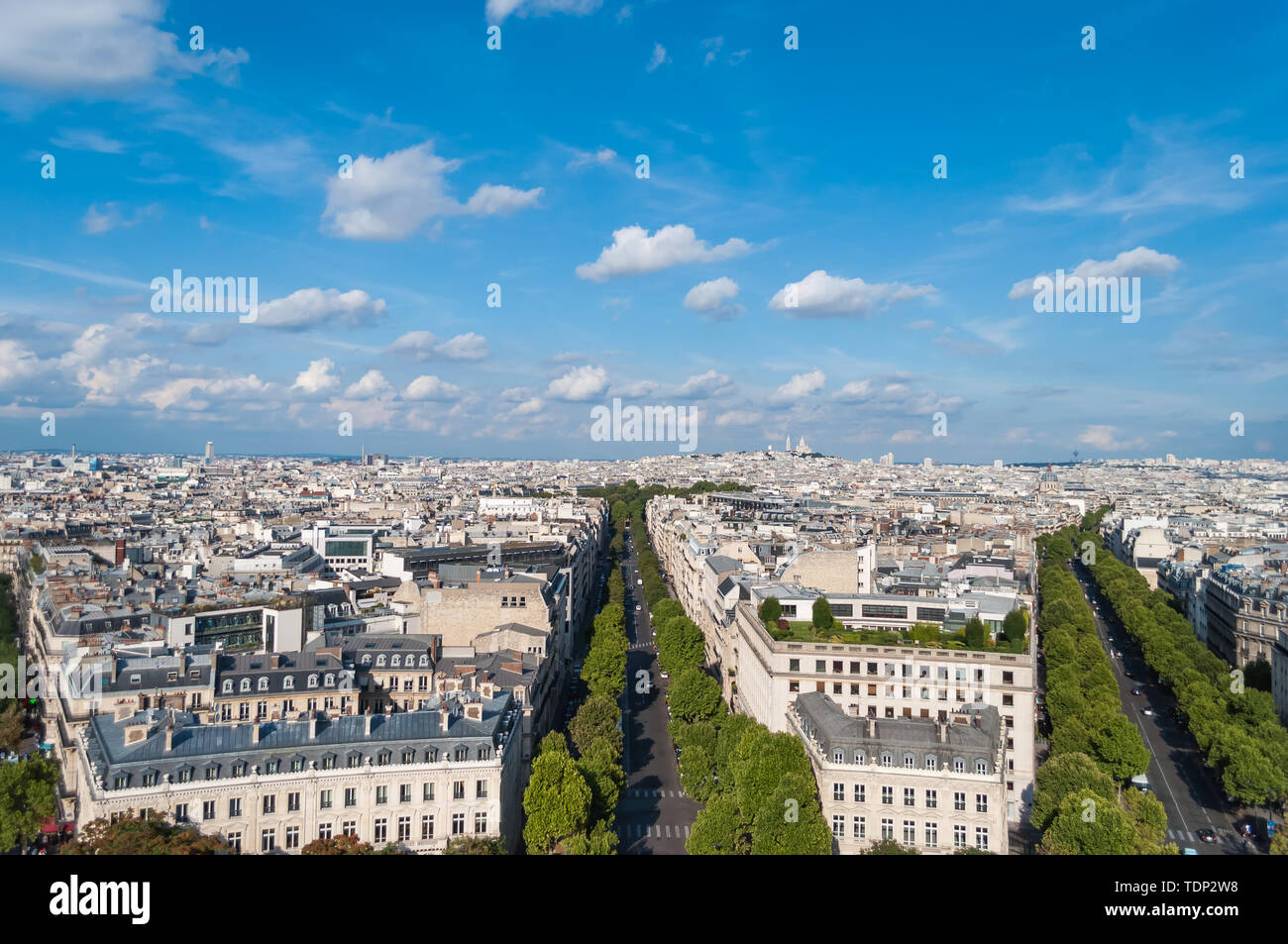 Paris city complex under the blue sky Stock Photo - Alamy