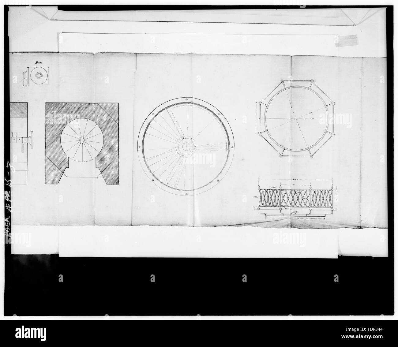 Photocopy of measured drawing, ca. 1894; FLOOR PLANS OF TOWER AND ...