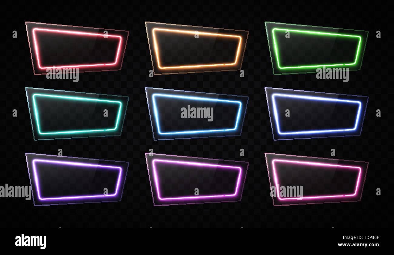 Retro light bulb set Stock Vector Images - Alamy