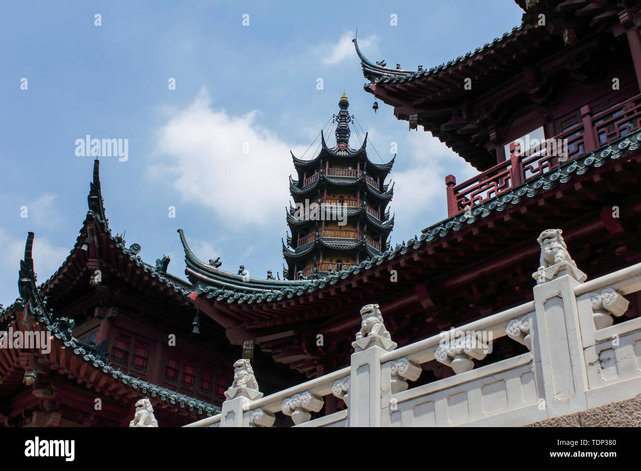 Scenery of Jinshan Temple in Zhenjiang, Jiangsu Province Stock Photo ...