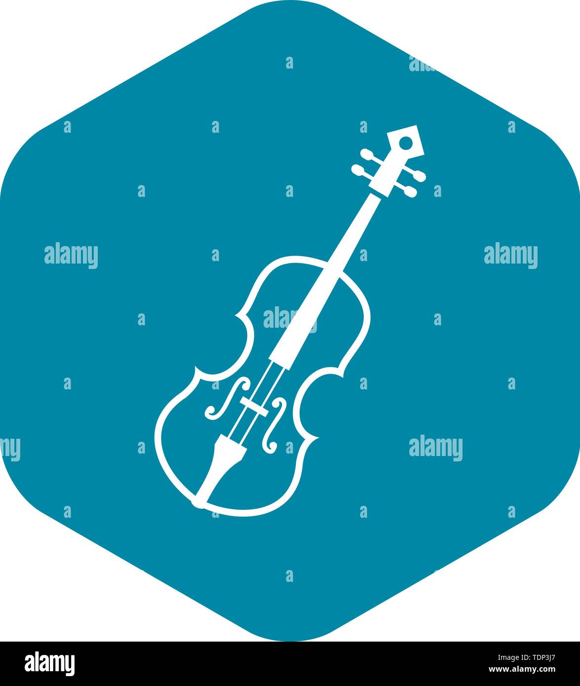 Cello icon in simple style Stock Vector Image & Art - Alamy