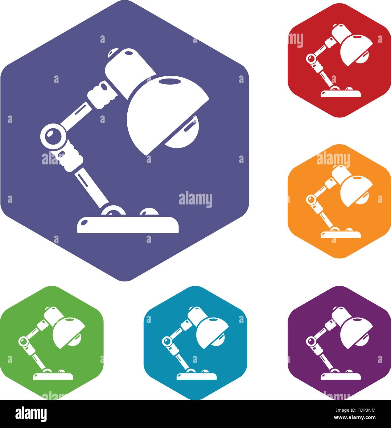 Table lamp icon, simple black style Stock Vector Image & Art - Alamy