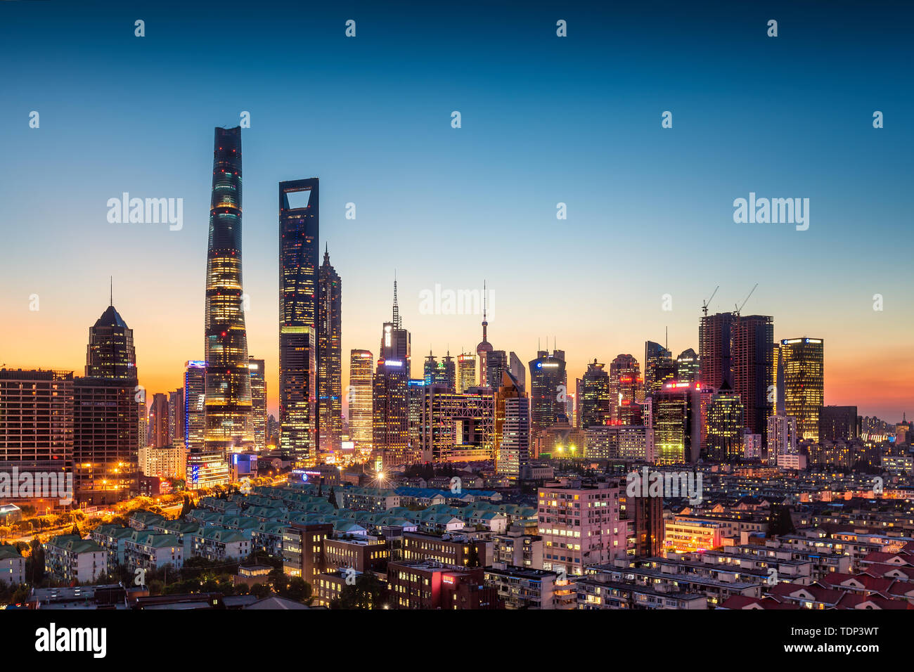 Shanghai City Architecture Scenery Stock Photo - Alamy