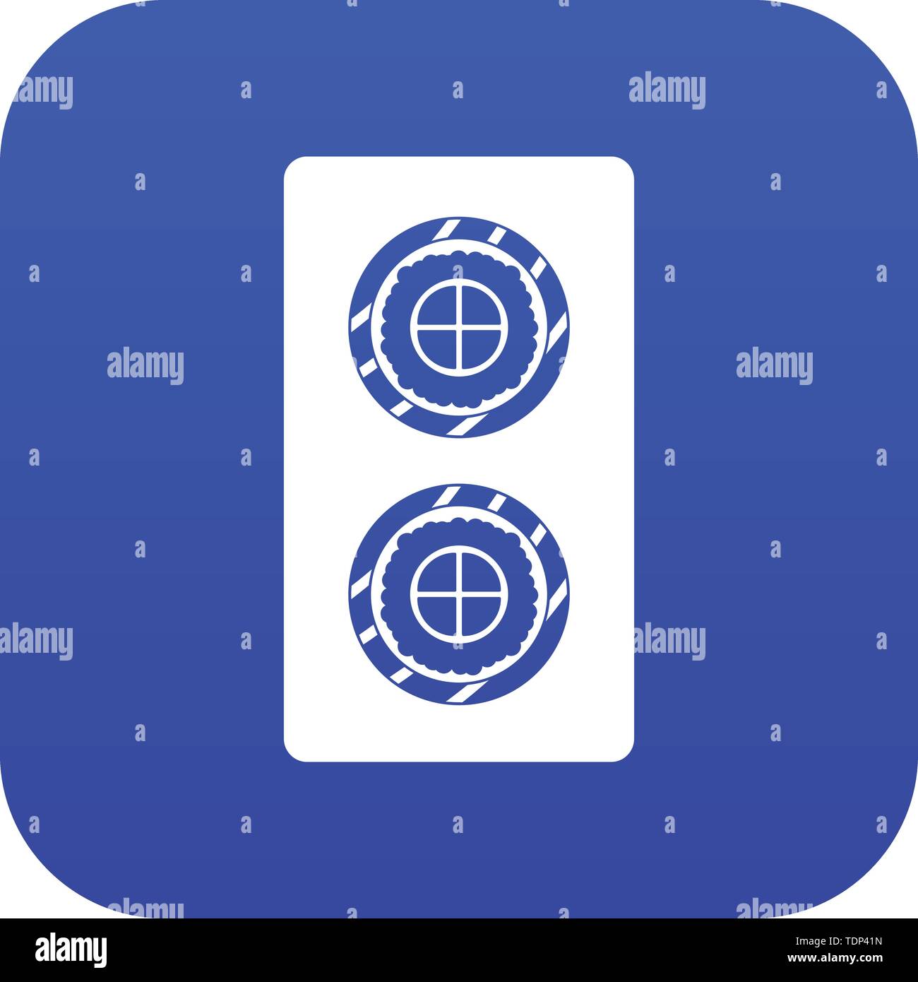 Blue kitchen roll Stock Vector Images - Alamy