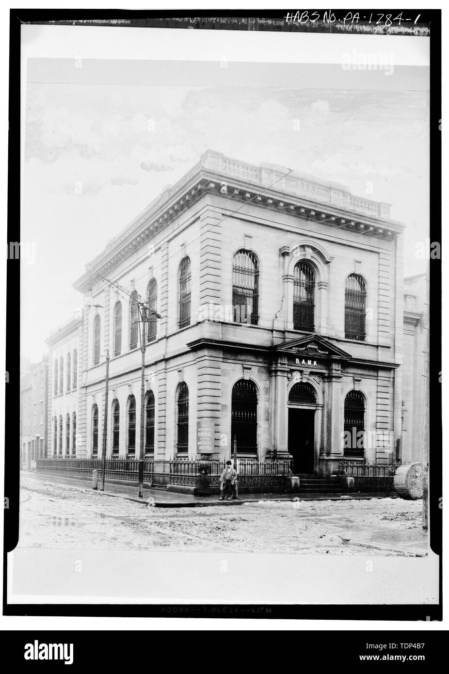 (ca. late 1800s) OBLIQUE VIEW, SOUTH (SIDE) AND EAST (FRONT) ELEVATIONS ...