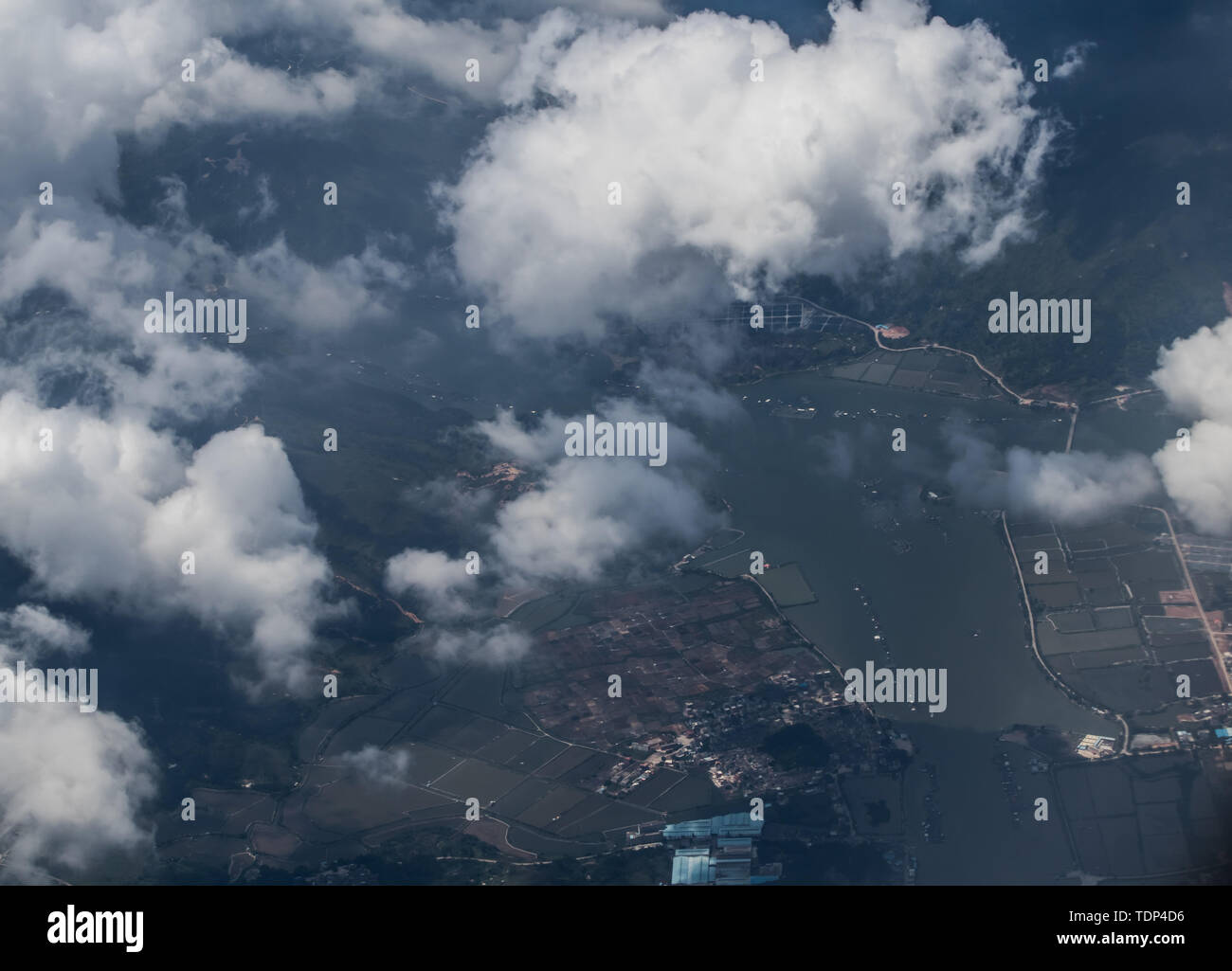 Birds eye view of the storm and the clouds hi-res stock photography and ...