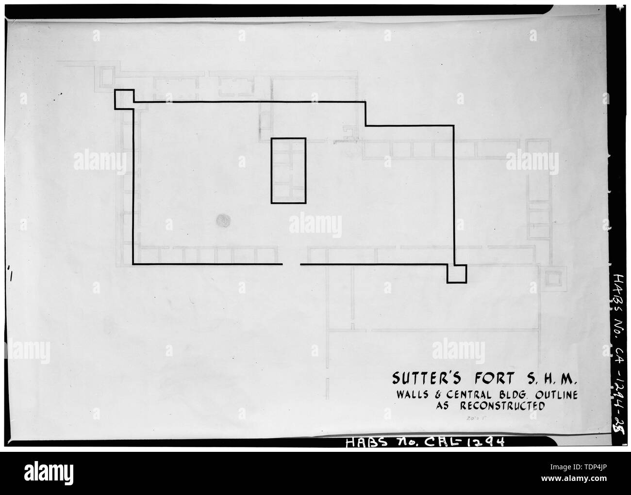 Sutter's Fort California Black and White Stock Photos & Images - Alamy