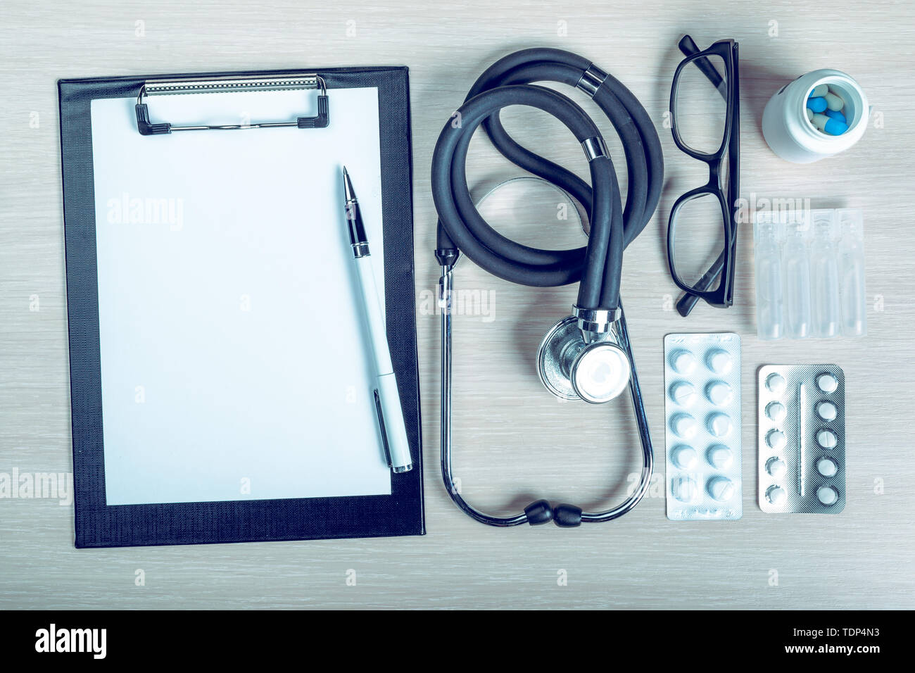 Medical equipment with copy space Stock Photo - Alamy