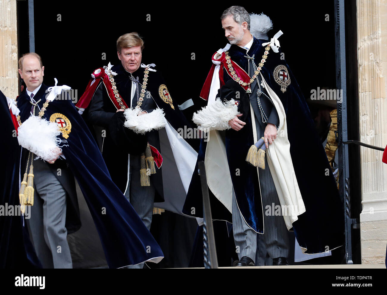King Felipe VI of Spain (right), King Willem-Alexander of the ...