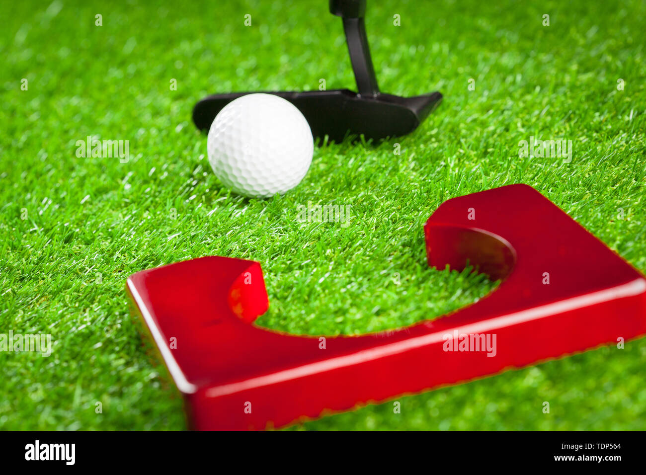 Mini golf equipment Stock Photo - Alamy