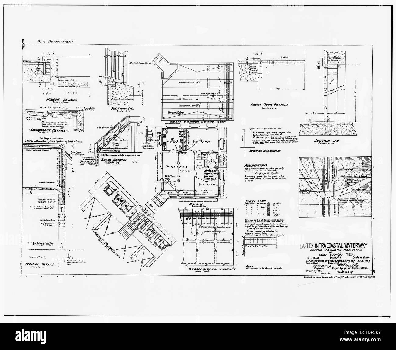Construction specification Black and White Stock Photos & Images - Alamy