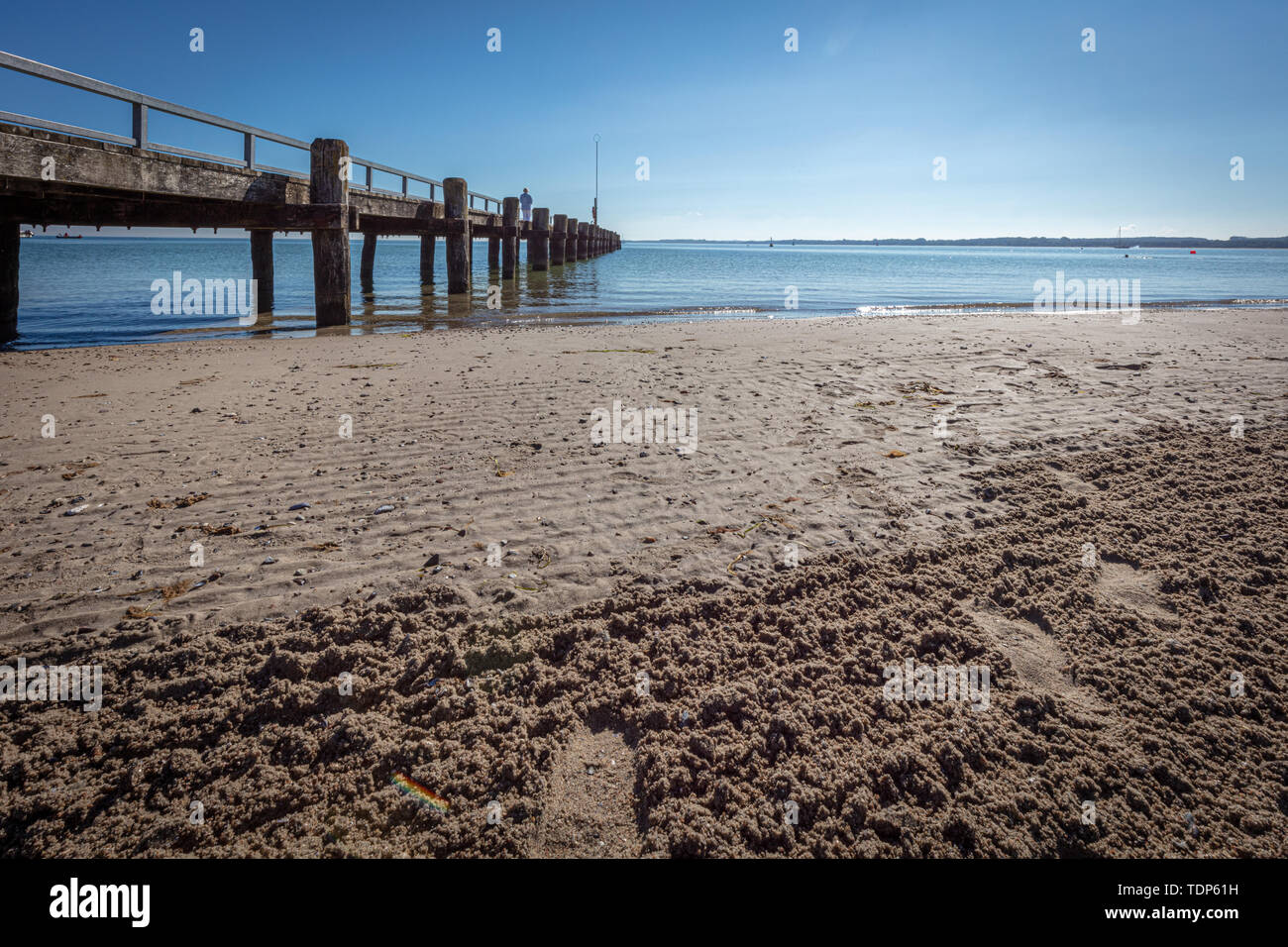 a photo of the beach in beautiful weather Stock Photo - Alamy