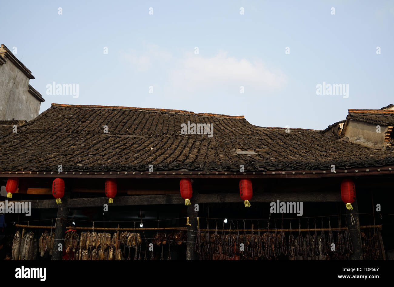 Anchang Ancient Town Stock Photo - Alamy