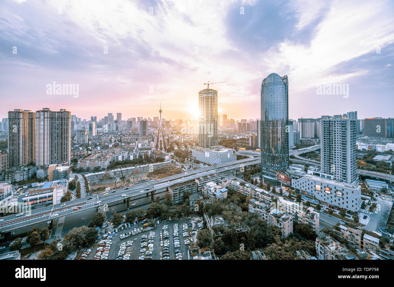 Chengdu tianfu overpass hi-res stock photography and images - Alamy