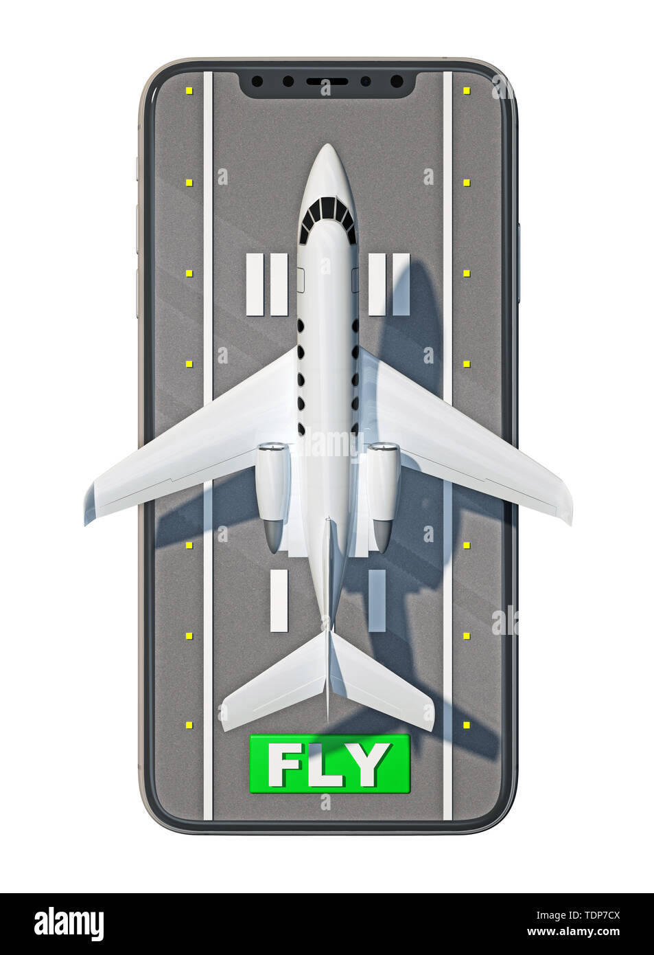 Private Airplane Top View