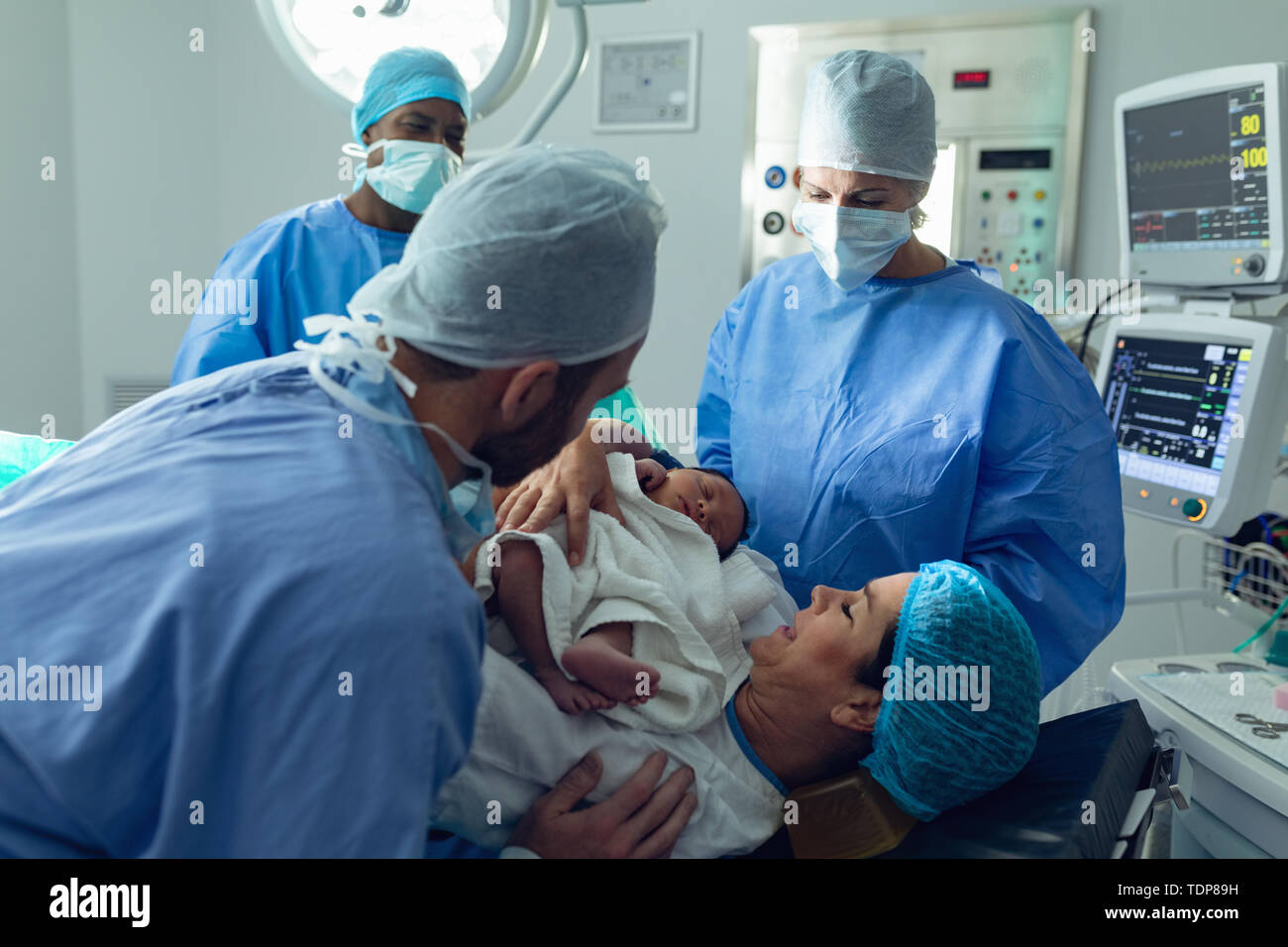 Mature black woman baby hi-res stock photography and images - Alamy