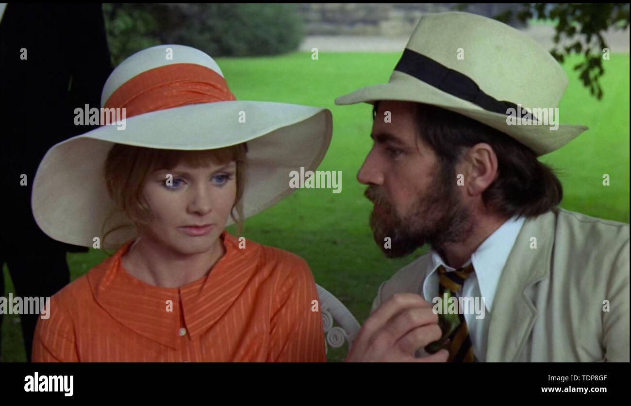 London.UK. Jennie Linden and Alan Bates in a scene in ©Brandywine ...
