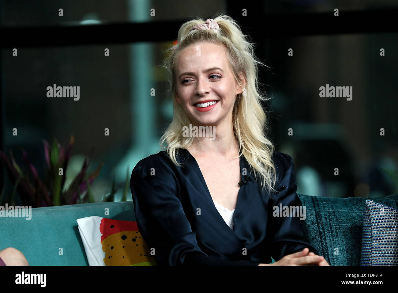 New York, USA. 17 June, 2019. Madilyn Bailey at the BUILD Brunch Show ...