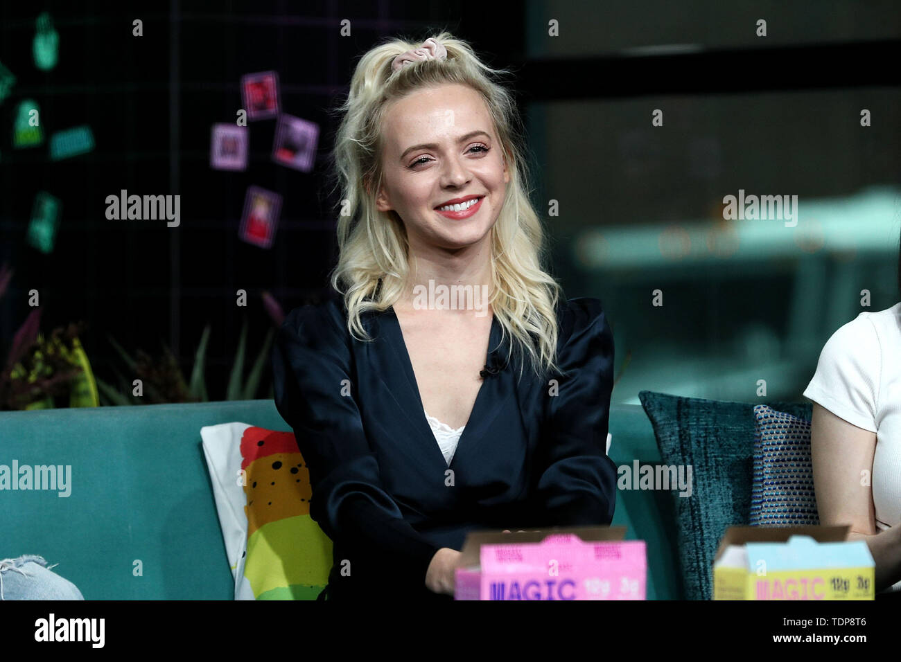 New York, USA. 17 June, 2019. Madilyn Bailey at the BUILD Brunch Show ...