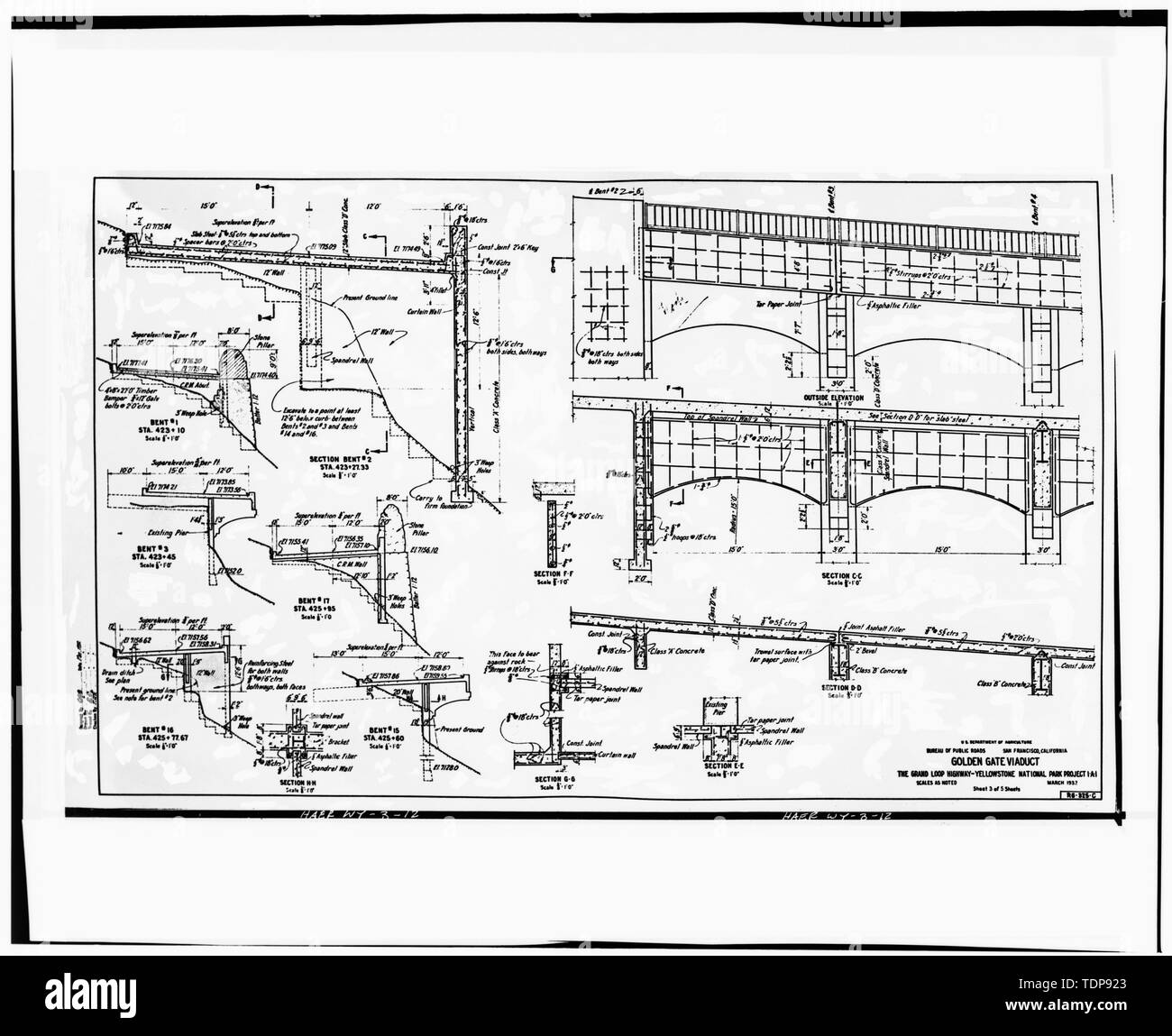 Photocopy of architectural drawings(from U.S. Dept. of Agriculture ...