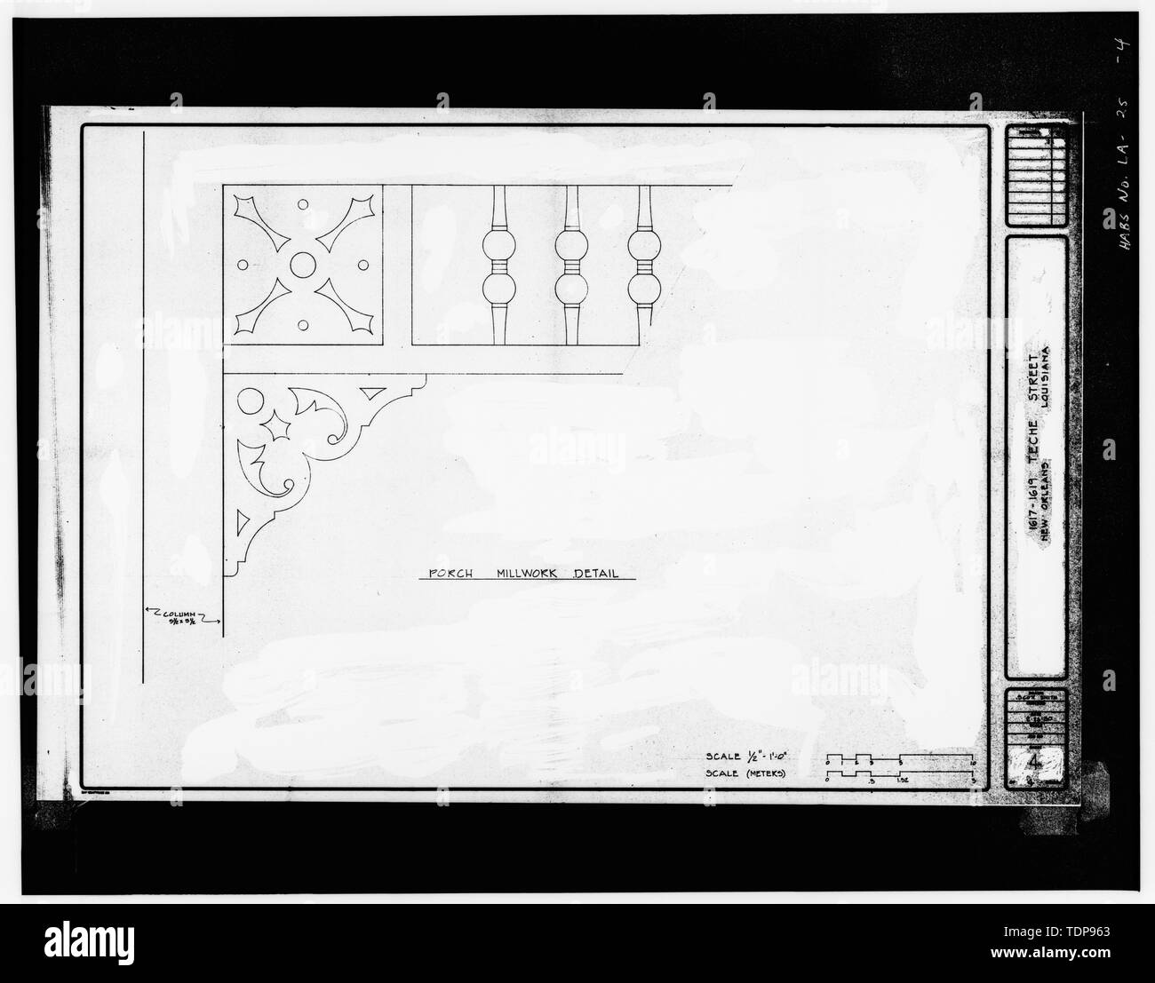 Photocopy of blueprint (See field records for original blueprint) K and ...