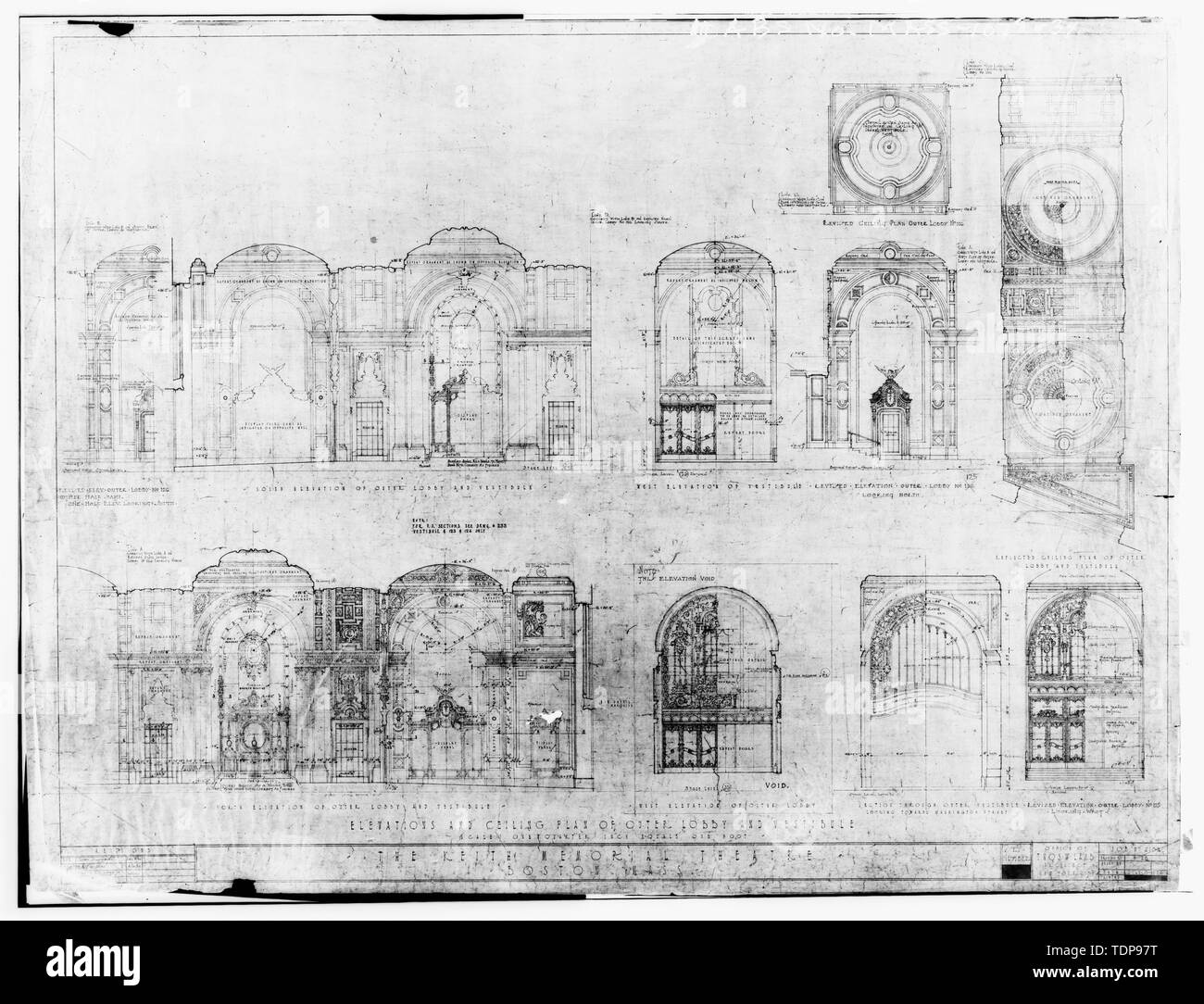 Photocopy of blueprint (original in HABS files) Thomas W. Lamb ...
