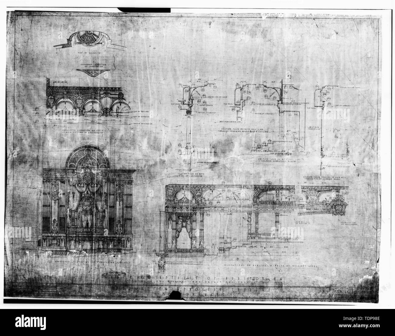 Photocopy of blueprint (original in HABS files) Thomas W. Lamb ...