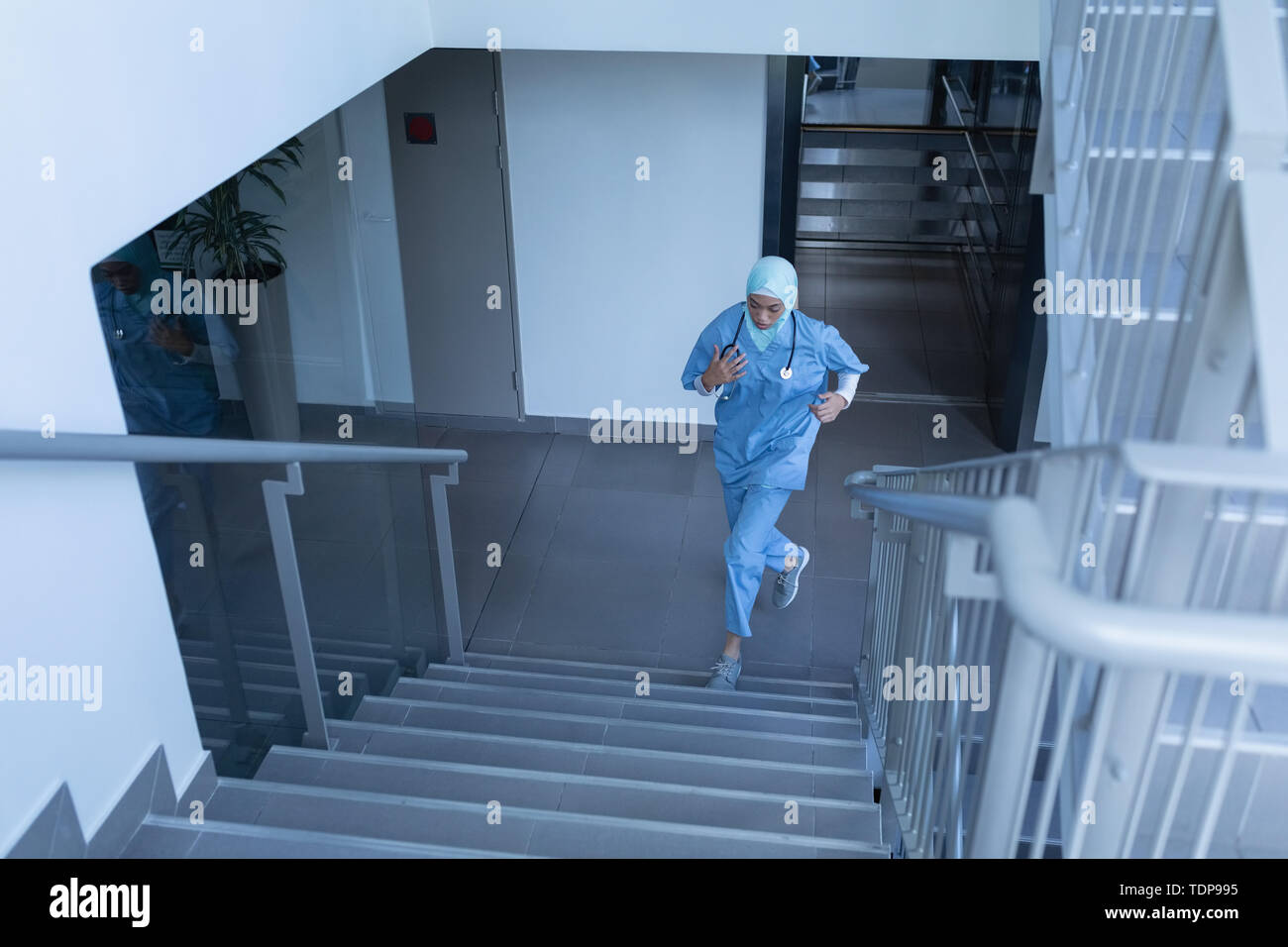 Female Doctor Running In Hospital High Resolution Stock Photography and ...