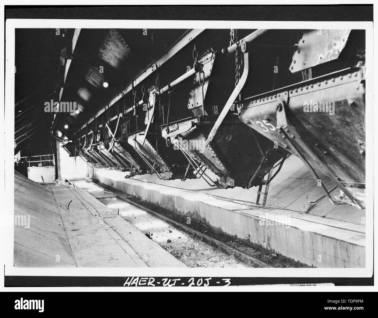 Photocopy of c. 1920 photograph from Tooele Smelter files showing ...