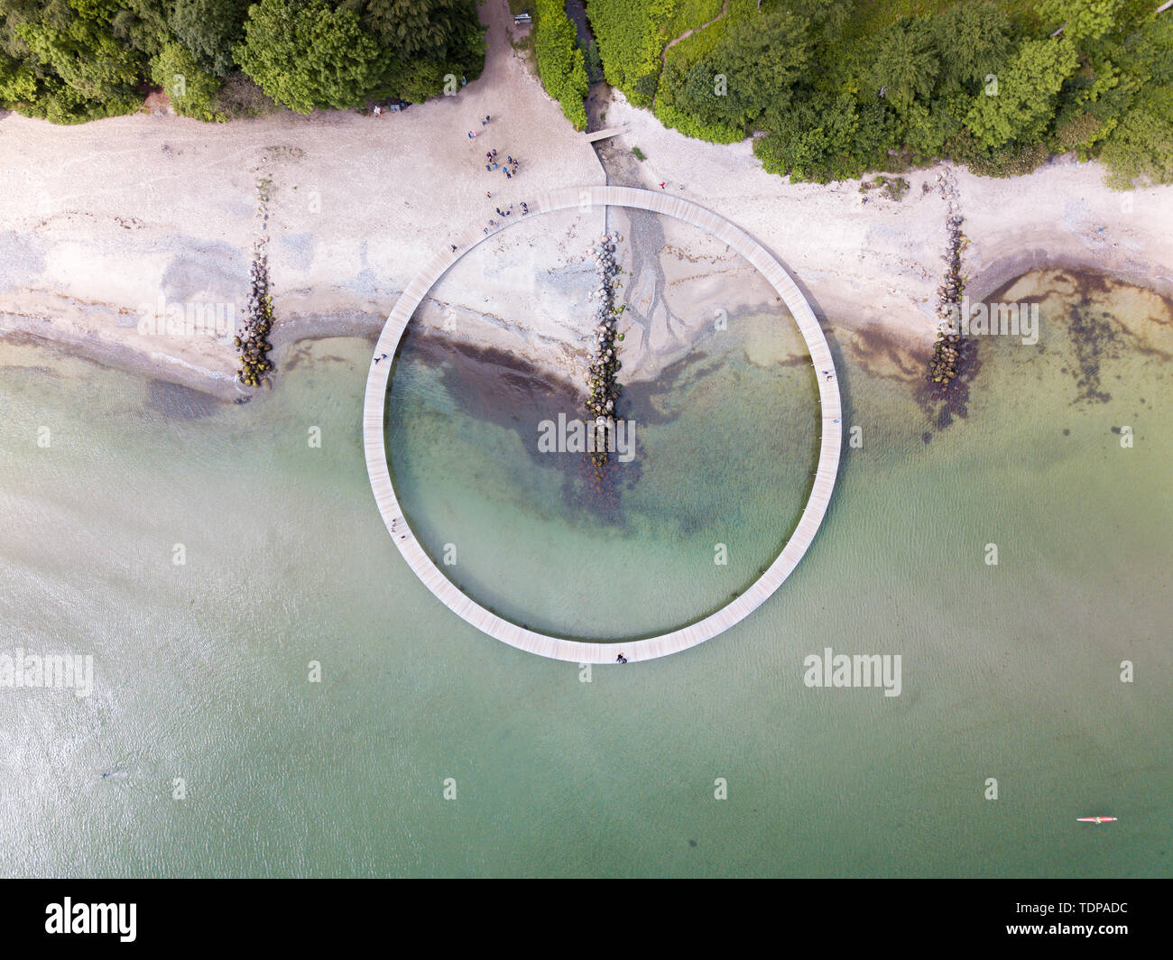 The Infinity Bridge in Aarhus, Denmark Stock Photo - Alamy