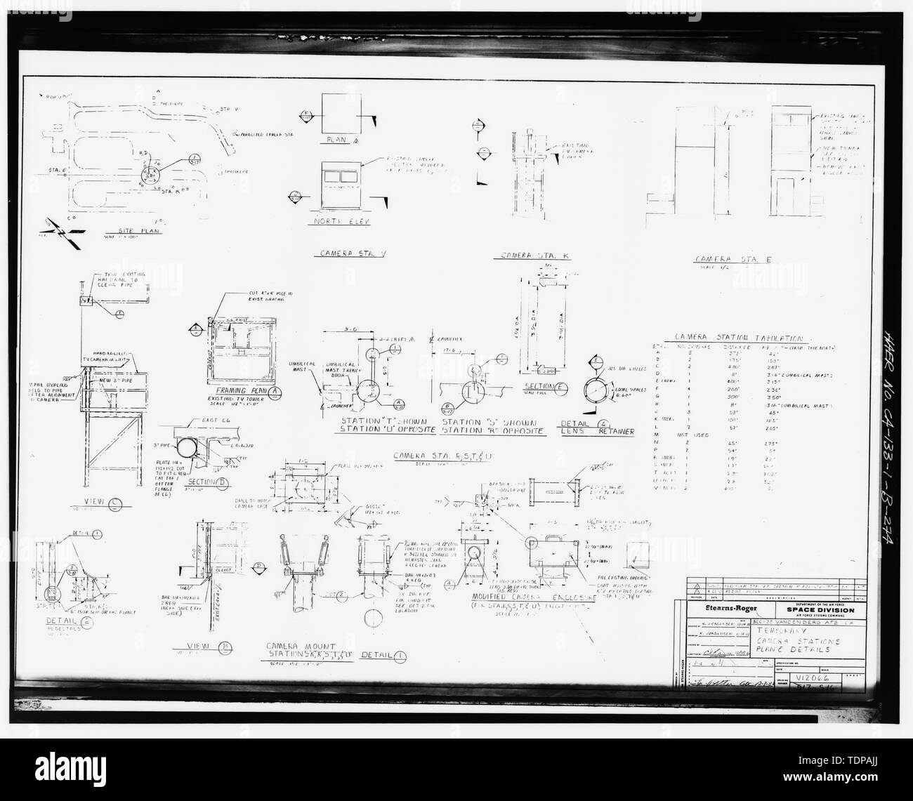 Photocopy of drawing (1982 structural drawing by Stearns-Roger ...