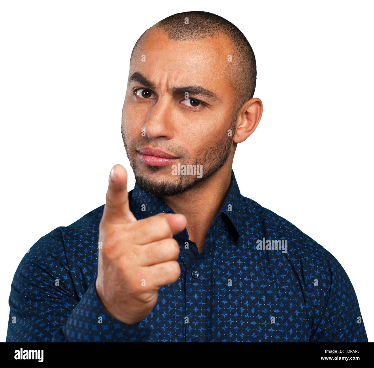 angry African-american man Stock Photo - Alamy