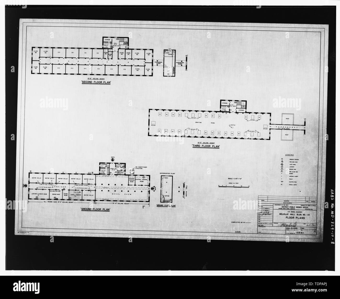 Photocopy of drawing (From the Department of Navy, Bureau of Yards and ...