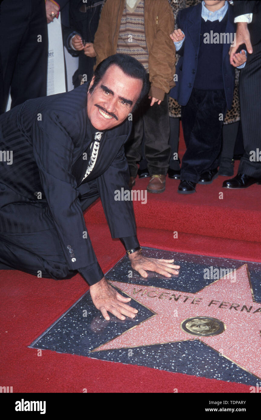 Actor VINCENTE FERNANDEZ receives a star on Hollywood Walk of Fame ...