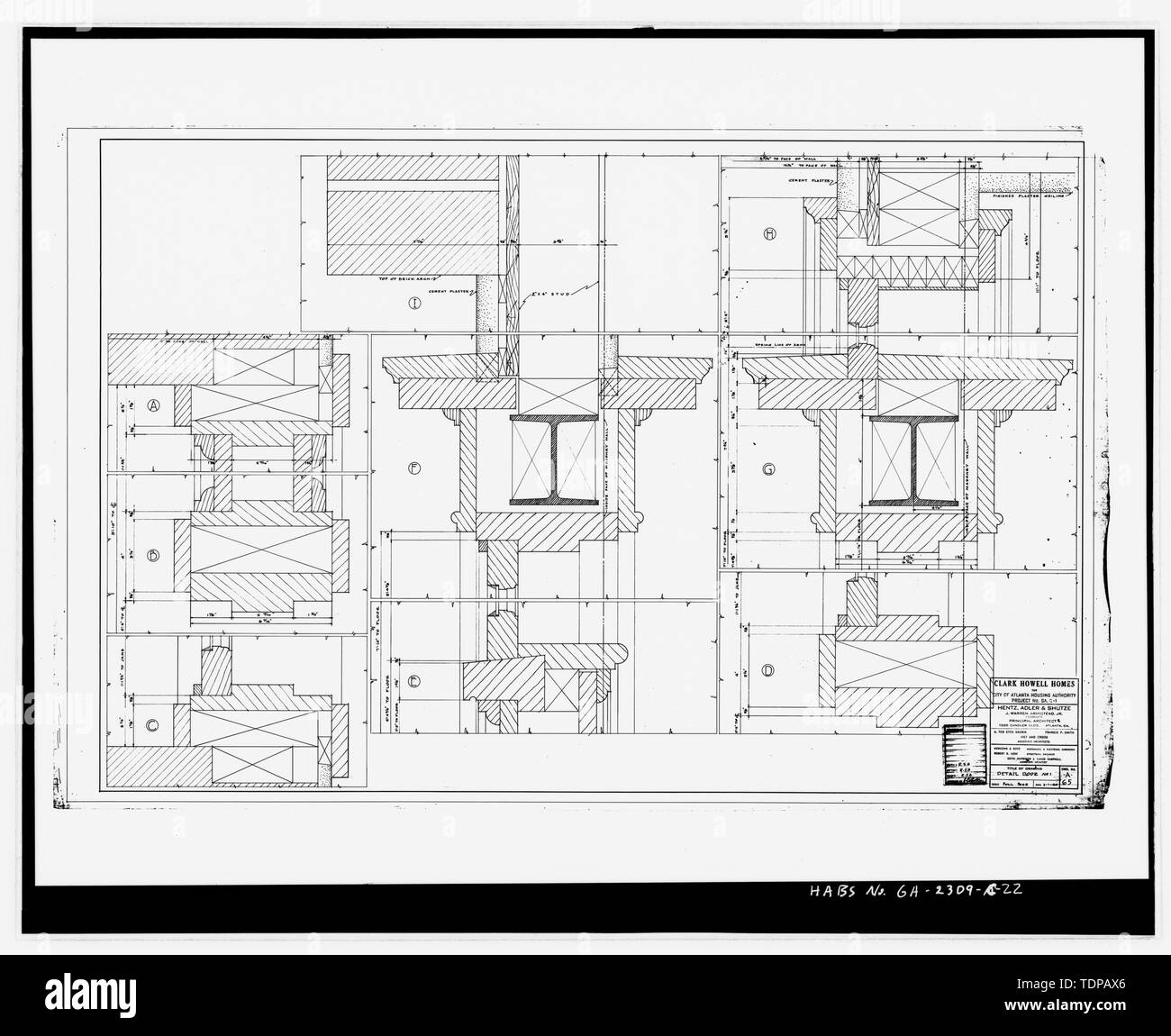 Photocopy of drawing (May 24, 1939 architectural drawing by Heintz ...