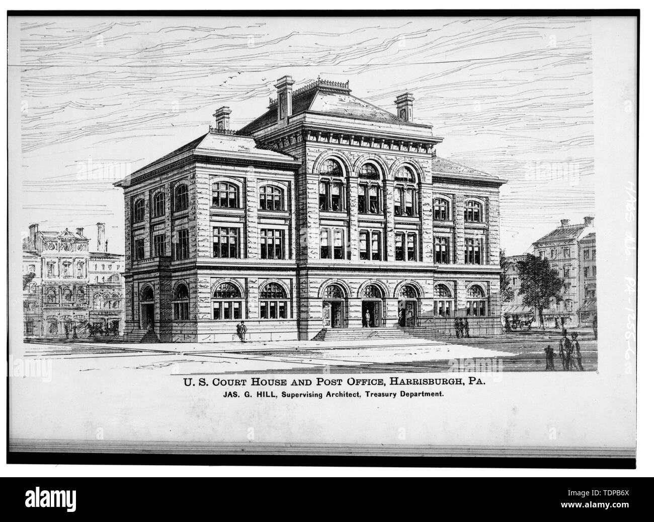 Dauphin county courthouse Black and White Stock Photos & Images - Alamy