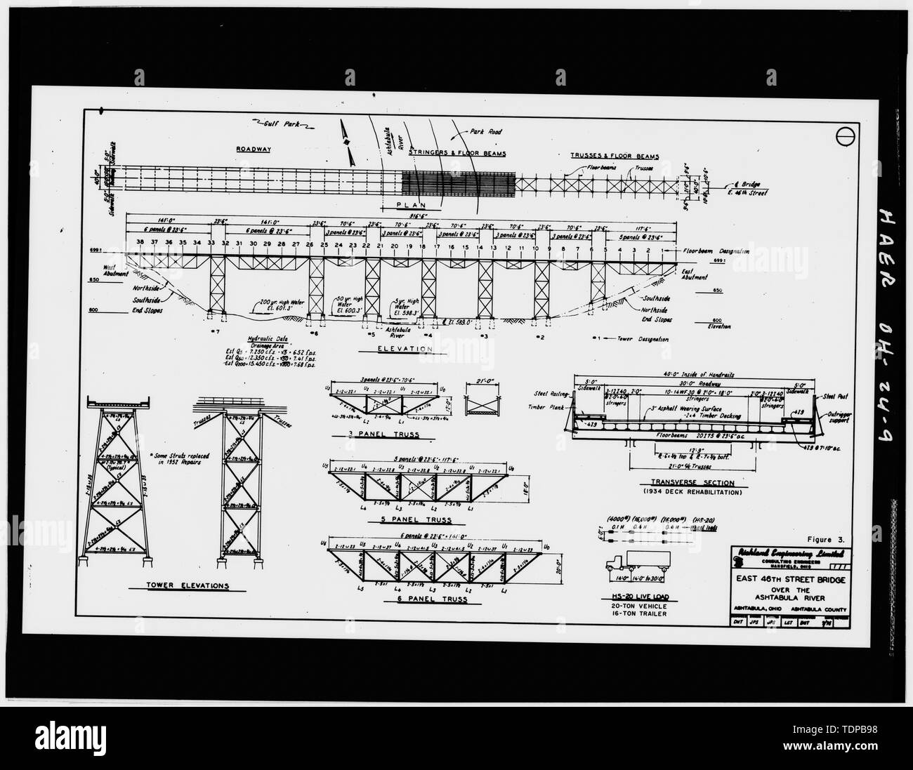 Ashtabula river bridge Black and White Stock Photos & Images - Alamy