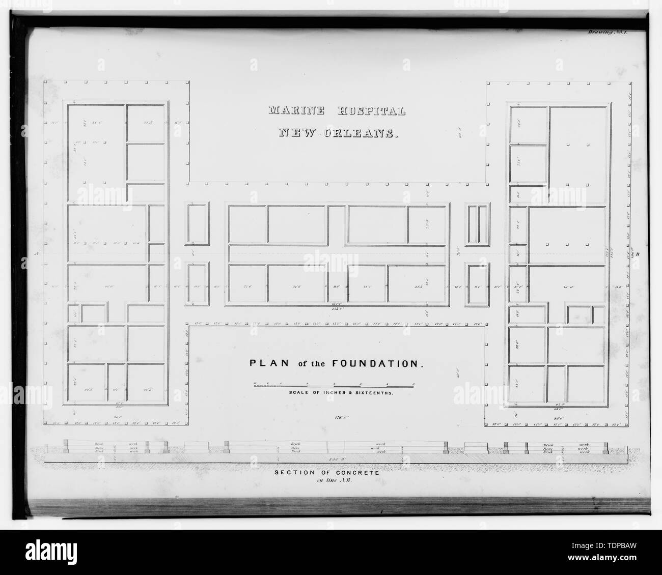 Photocopy of drawing (from U.S. Corps of Engineers, Treasury Department ...