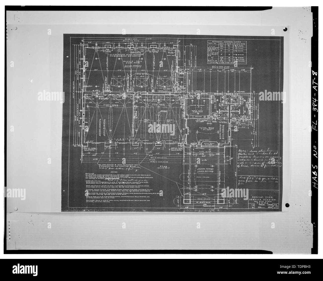 Photocopy of drawing (original blueprint of Special Type Service ...