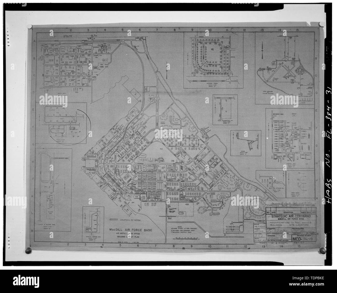 Photocopy of drawing (original drawing of MacDill Field in possession ... Photocopy of drawing (original drawing of MacDill Field in possession ...
