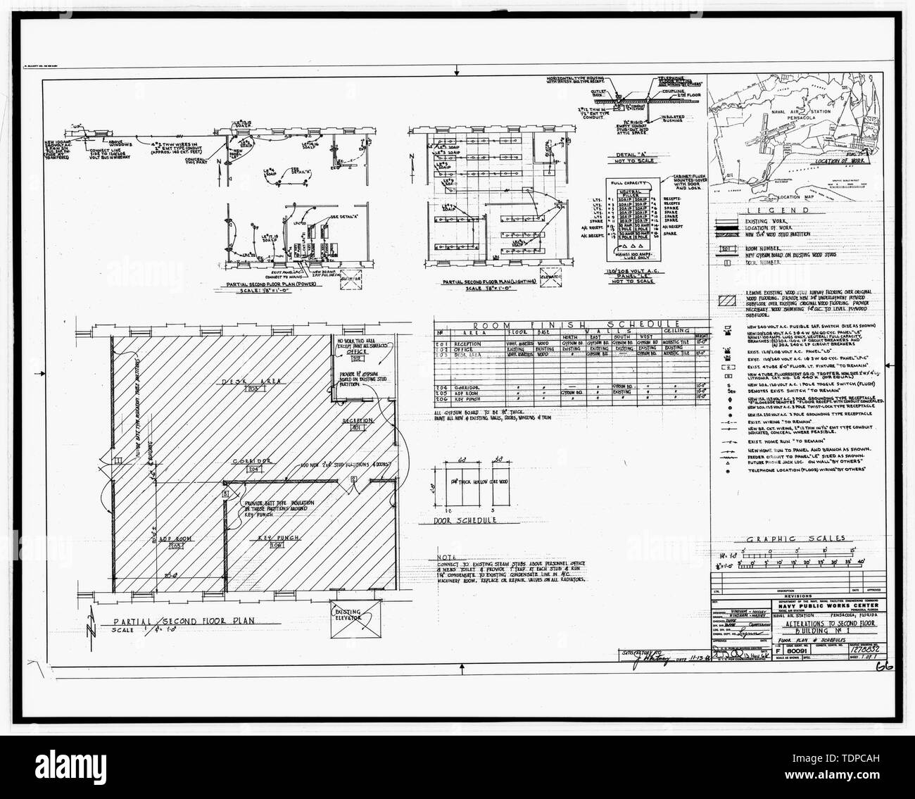 Photocopy of drawing (this photograph is an 8 x 10 copy of an 8 x 10 ...