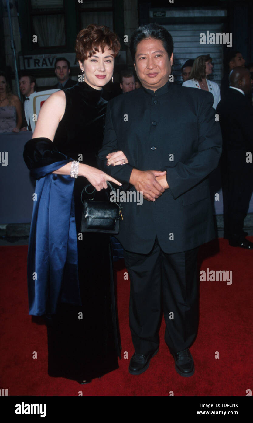 Feb 01, 1999; Los Angeles, CA, USA; Actor SAMO HUNG & wife Nina @ 1st ...