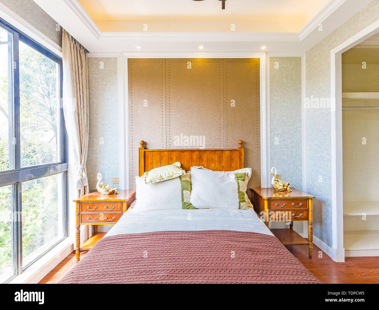 Bedroom, sleep, comfortable and comfortable rest environment, different ...