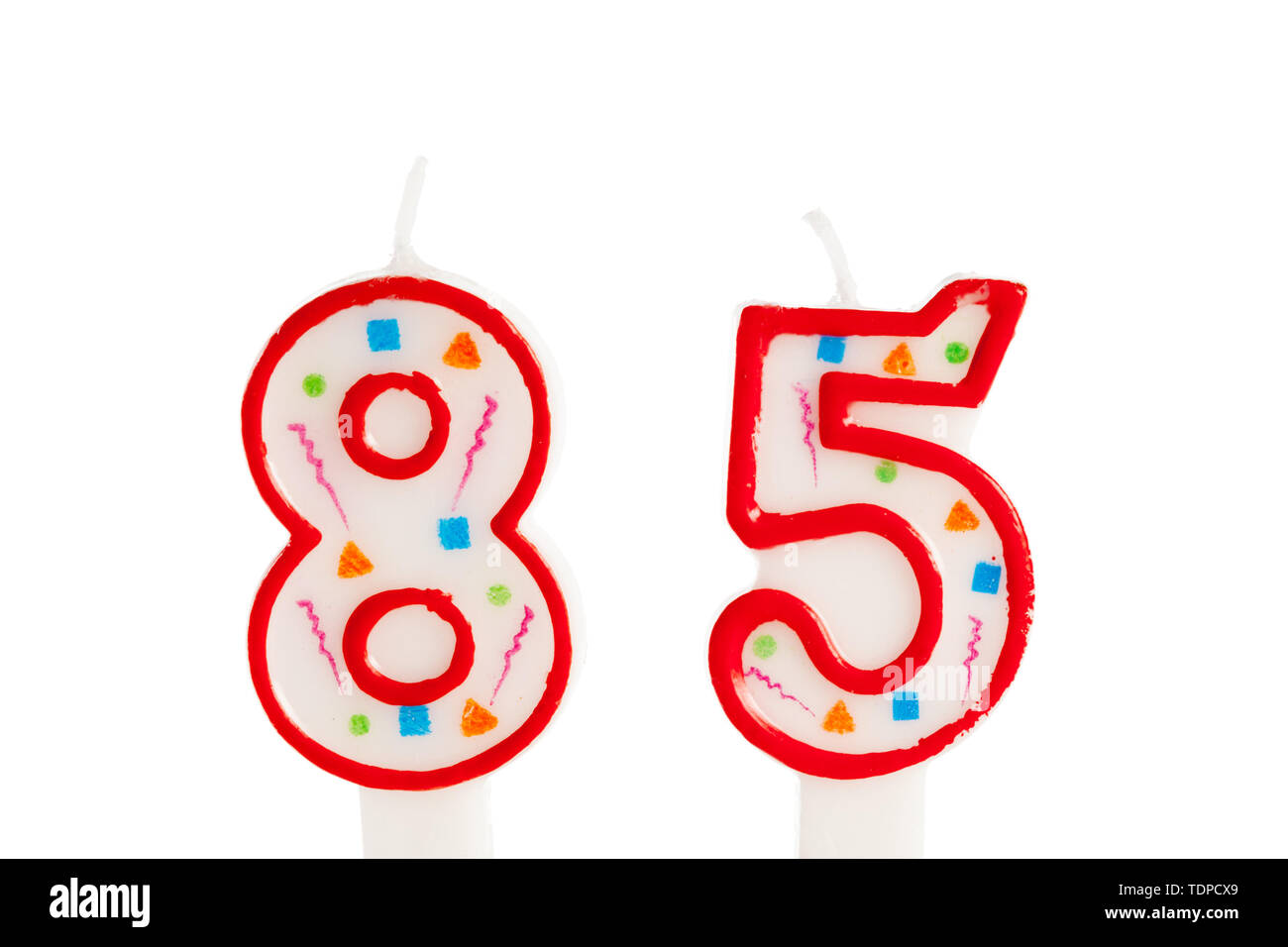 85 birthday candle hi-res stock photography and images - Alamy